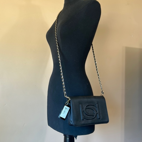 bebe | Bags | Bebe Lara Small Leather Crossbody Bag Black | Poshmark